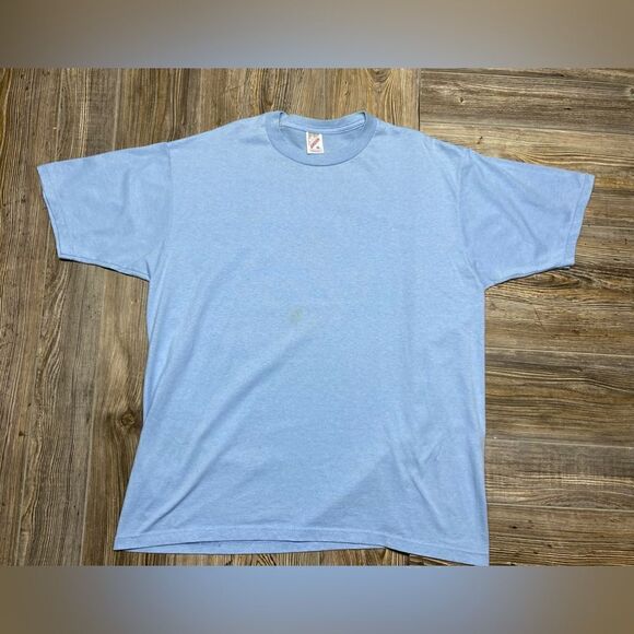 Vintage | Shirts | Vintage Blank Bluet Shirt Mens Large 9s Made In Usa ...